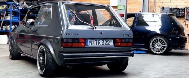 Volkswagen Golf mk1 R32 bi-turbo sur StartandStop