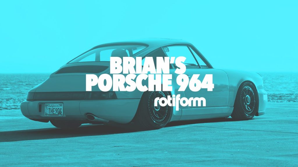 Porsche 964 Rotiform : le tuning peut-être beau sur StartandStop