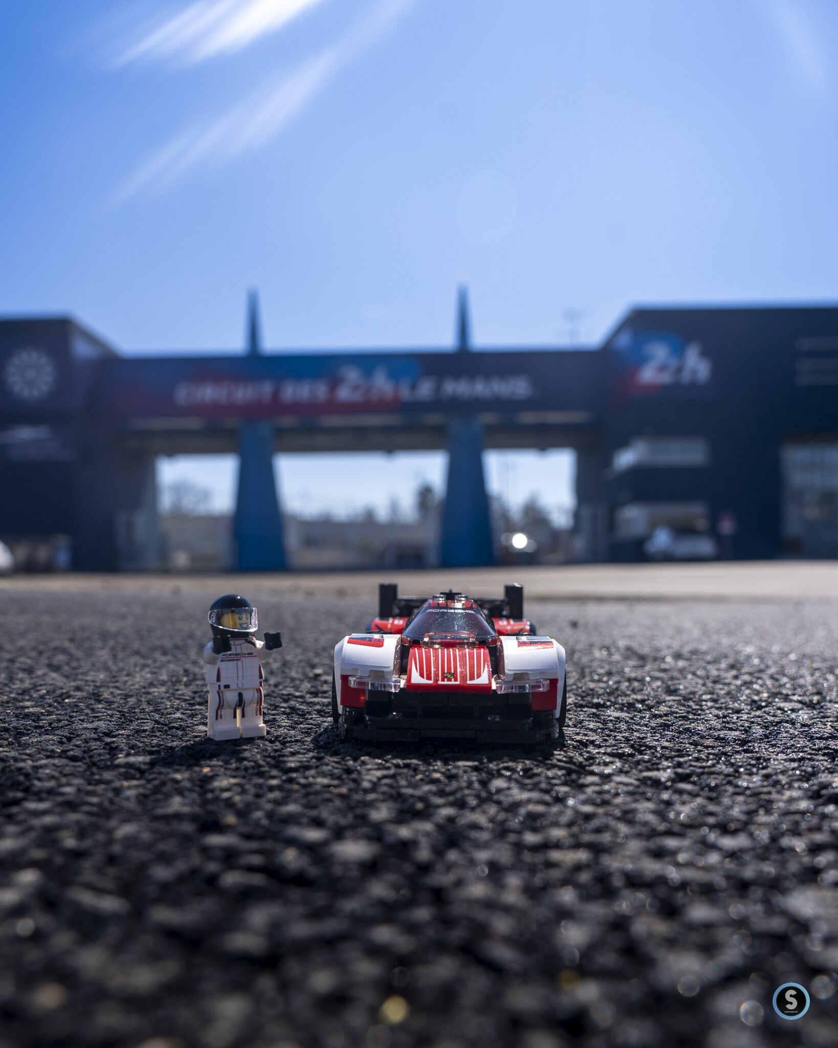 Porsche 963 Lego déjà sur le circuit des 24h du Mans 2023